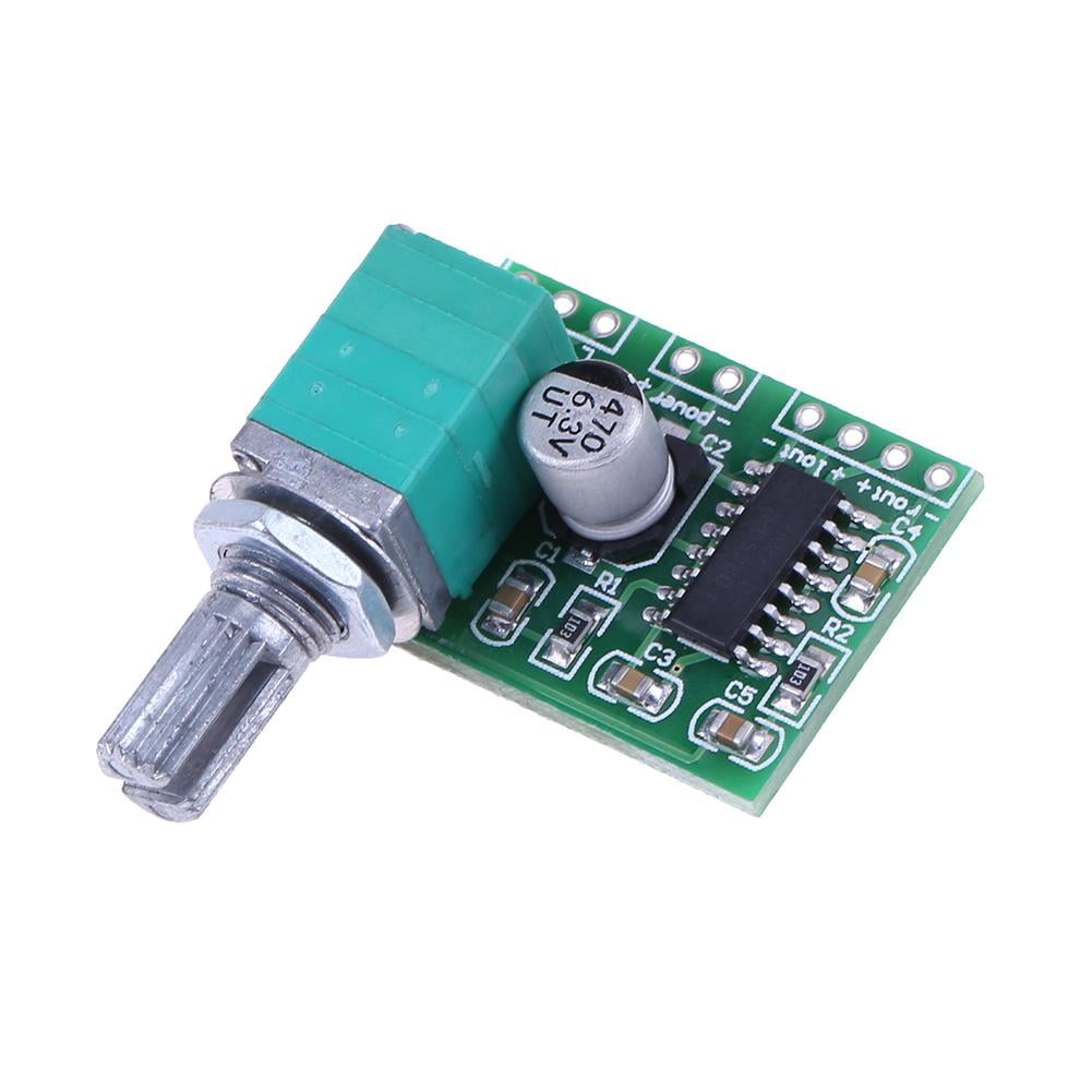 jixopn Mini DC 5V Amplifier Module Board with Potentiometer Switch Mini ...