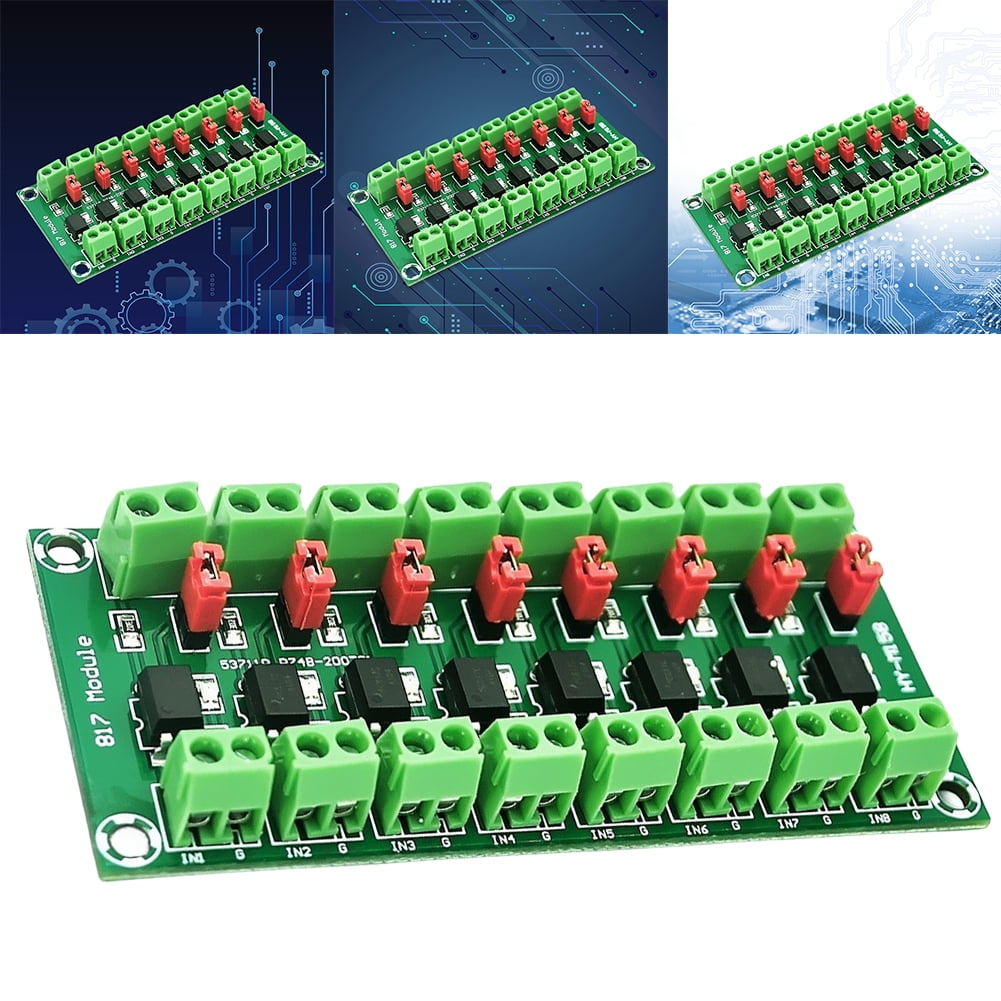 jixopn PC817 Optocoupler Isolation Board Voltage Converter Adapter ...