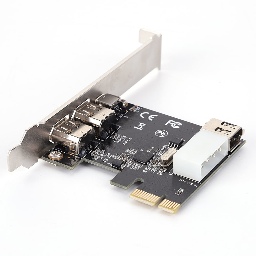 jixopn PCI-E 1X to 16X 1394 DV Video Capture Card with 6 Pin to 4 Pin Firewire Adapter - Walmart.com