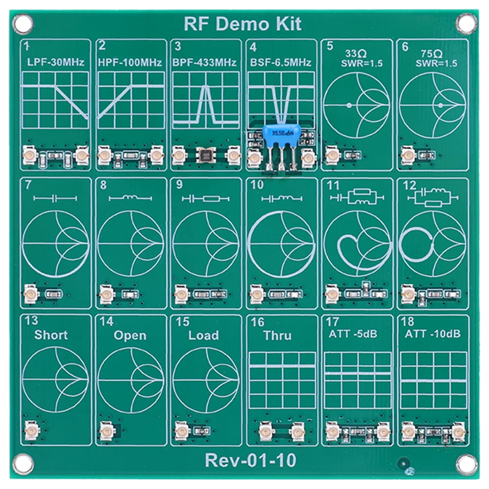 jixopn RF Demo Kit 18 Functional Module Nano VNA Module BPF 433MHz RF ...