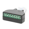 jixopn RJ45 Ethernet Male Plug to 8 Pin AV Screw Connector Adapter for ...