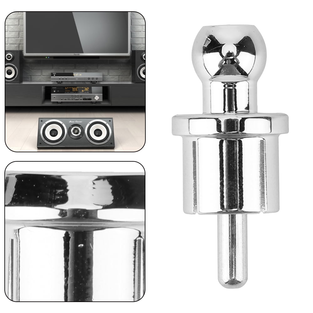 jixopn Rhodium Plated RCA Protector Caps Noise Stopper Copper Cap Dust ...
