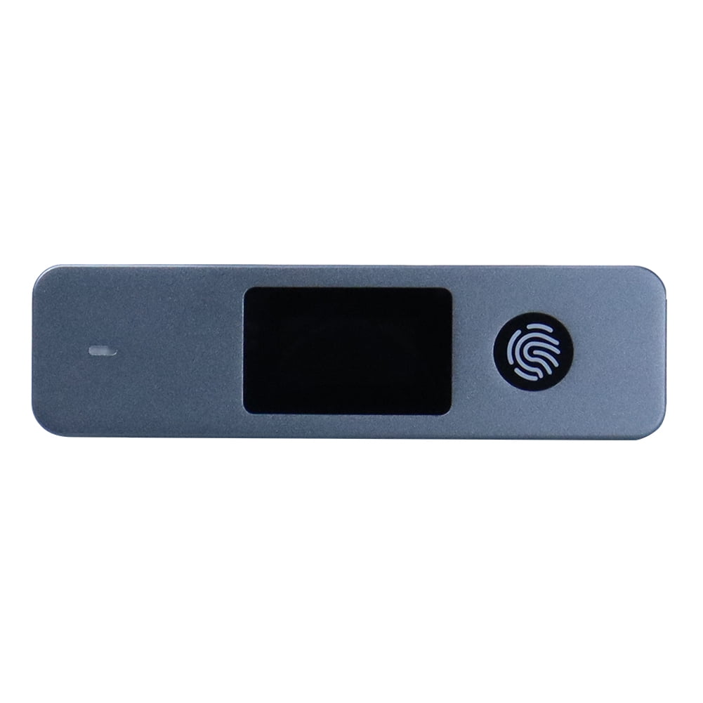 jixopn SSD Enclosure M-Key B +M Key Visual Fingerprint Encrypted for ...