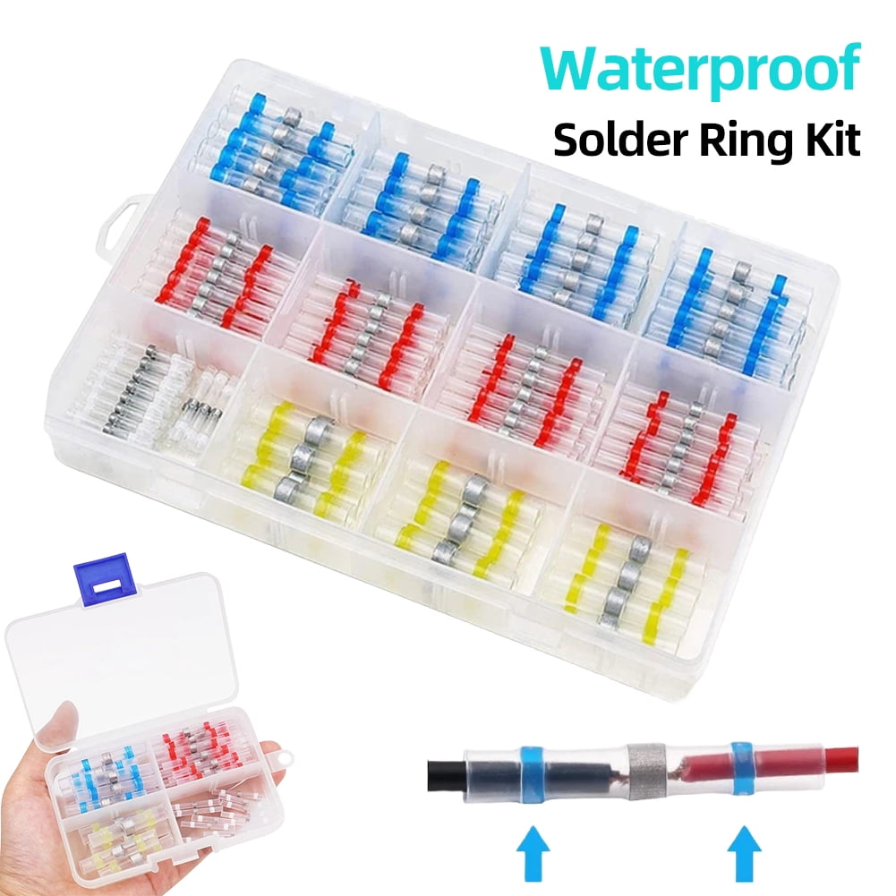 jixopn Solder Seal Wire Connectors Waterproof Heat Shrink Butt Wire ...