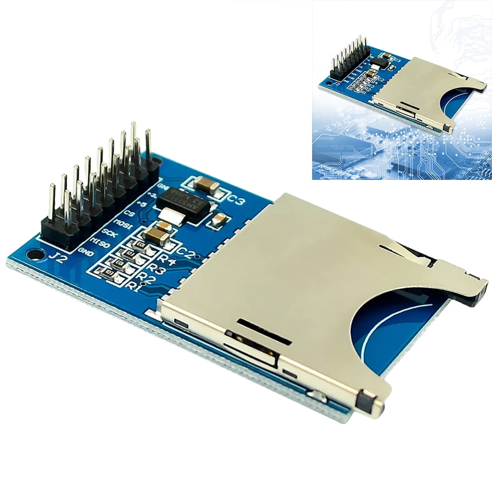 jixopn Storage Expansion Board SPI Micro SD TF Card 5V 3.3V Memory Shield Module Mini TF Card ...