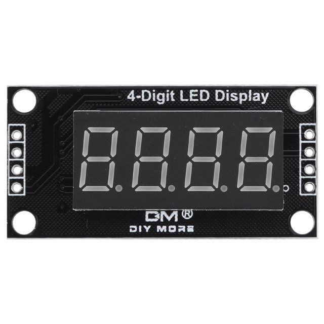 jixopn TM1637 LED Display Module 4 Digit Clock Module Digital LED ...