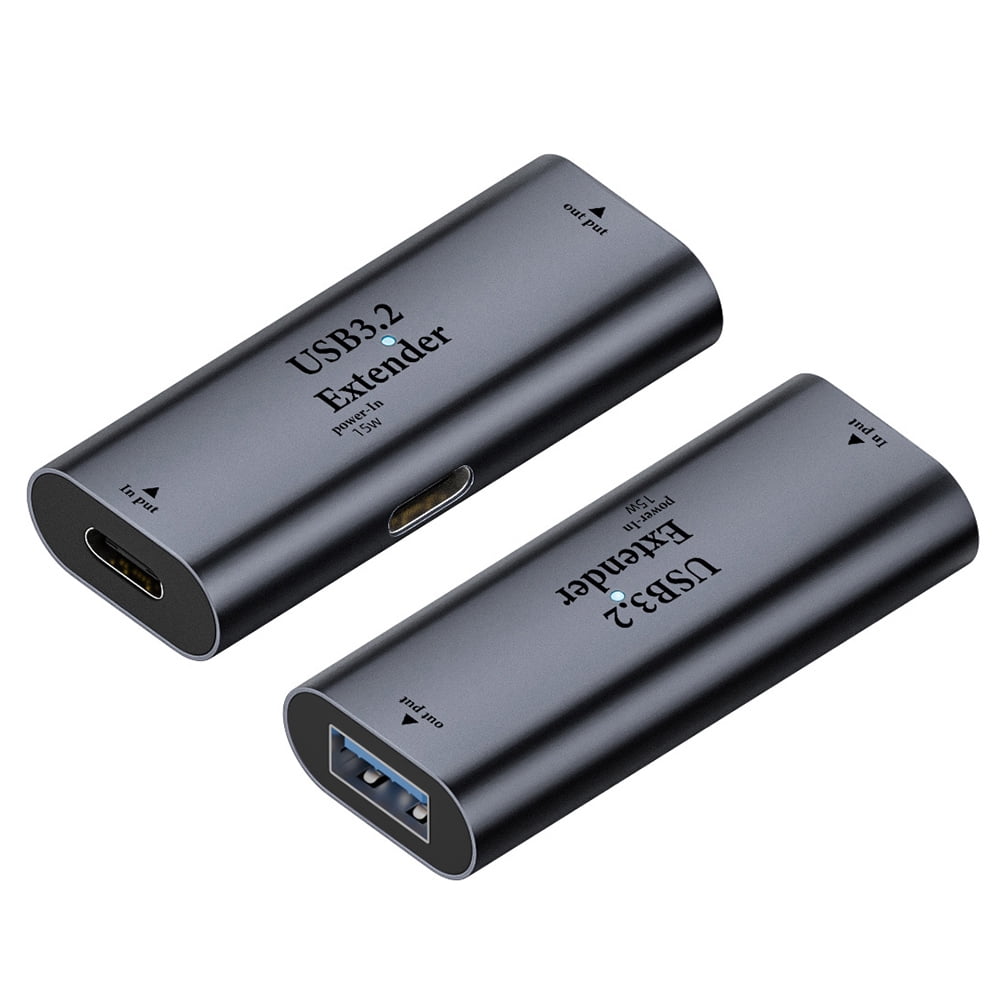 jixopn Type C To Type C USB3.2 Signal Amplifier Extender PD15W Power ...
