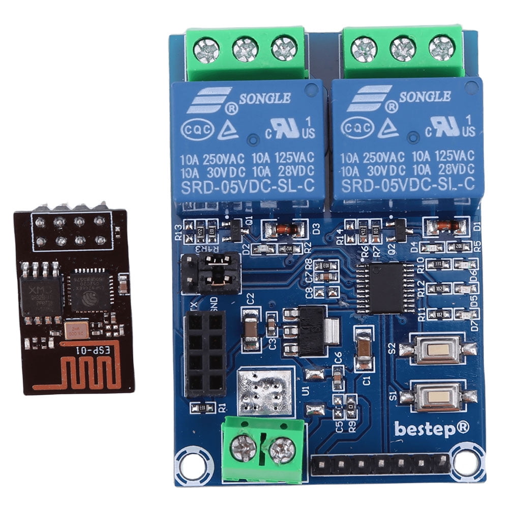 Jixopn Wifi Relay Module 5v 12v Esp8266 Wifi Control Relay Board For