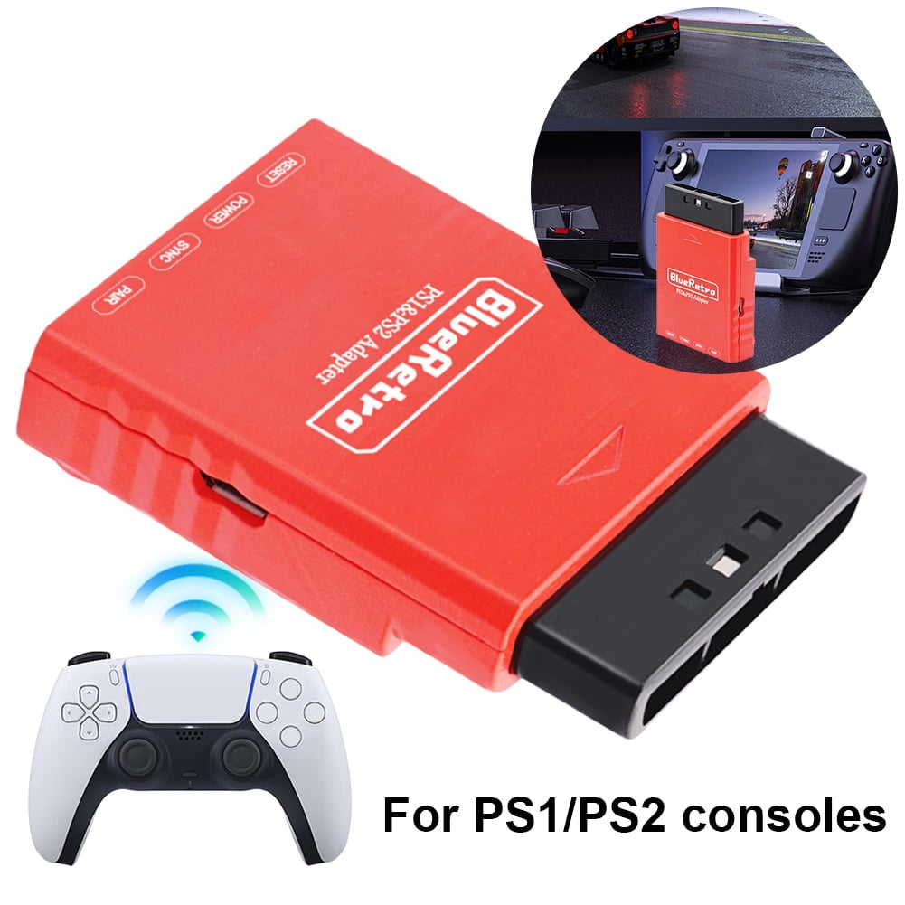 jixopn Wireless Bluetooth-Compatible Controllers Adapter for PS3/PS4 ...