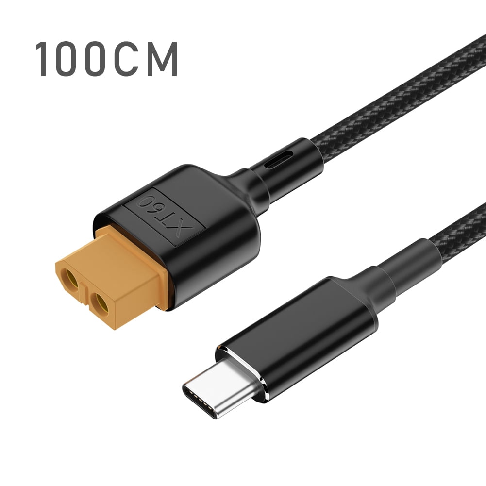jixopn XT60 To Type-C Charging Cable PD2.0 100W 20V 5A Adapter Line ...