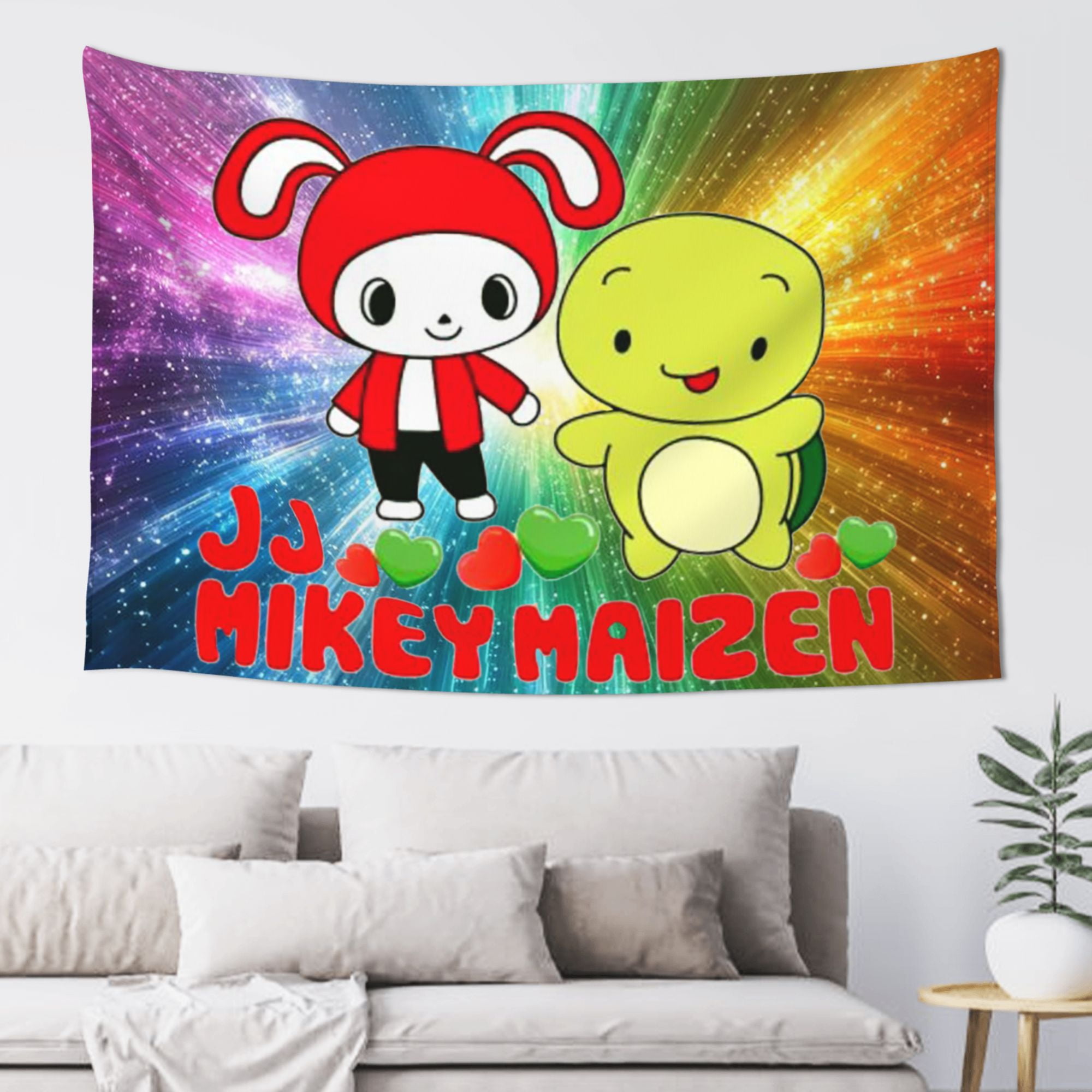 jj Mikey Maizen Tapestry Banner 60 X 40 inch Decor Art Tablecloth Wall ...