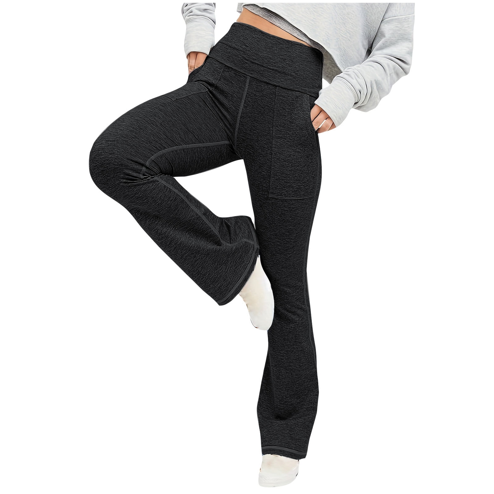 jjayotai Womens Flare Yoga Pants, Tummy Control High Waisted Bootcut ...