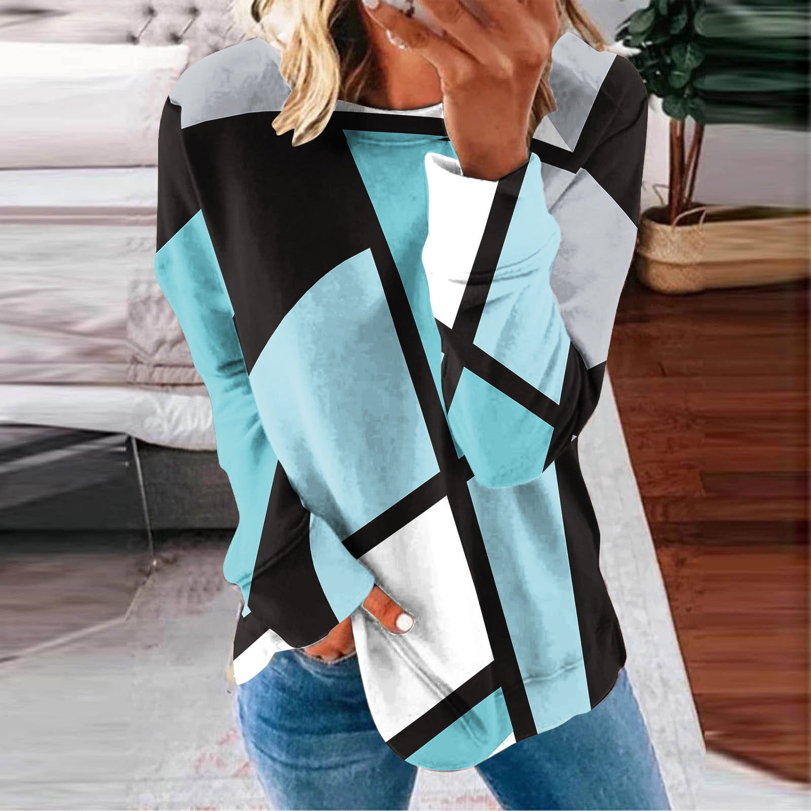 jjayotai Womens Trendy Graphic Sweatshirts, Fall Long Sleeve Shirts ...