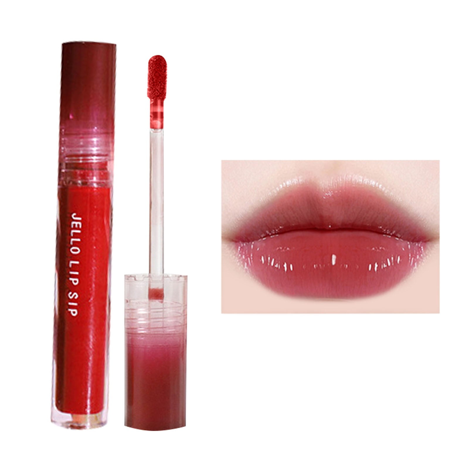 Jjsgsee Lip Tint Stain Peel Off Dark Red 6colors Optional Velvet Mattes