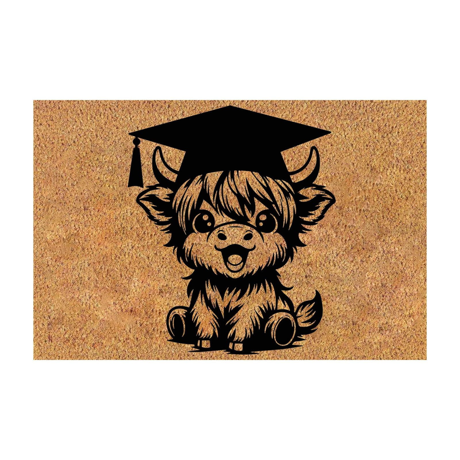 jjsgsee Welcome Door Mat Outside Entrance Green 2024 Graduation Season ...