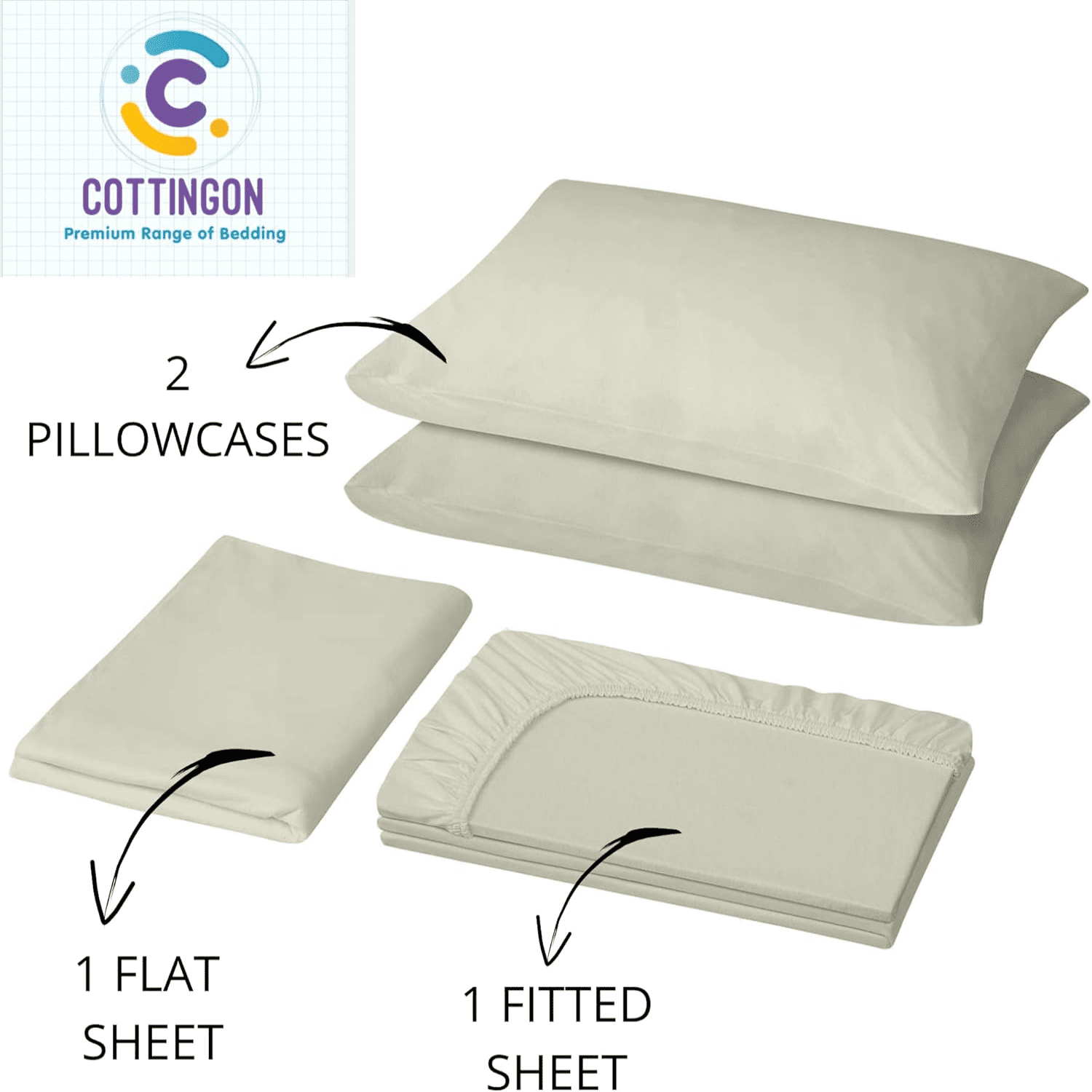 jkfgvhop Split Top King Sheets Sets for Adjustable Bed Half Split King ...