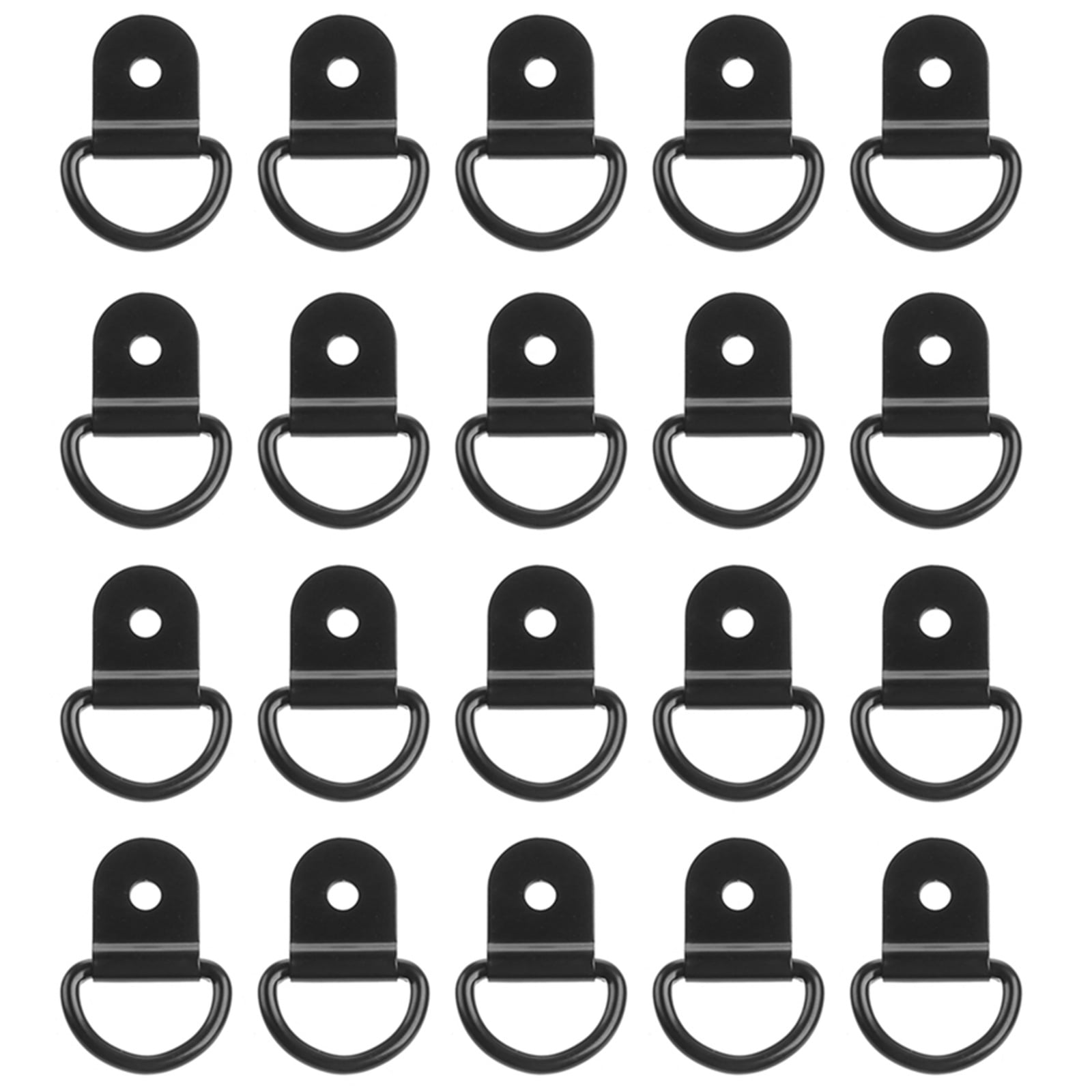 jklymm 20Pcs D Tie Down Small Steel D Rings Lashing for Loads on for ...