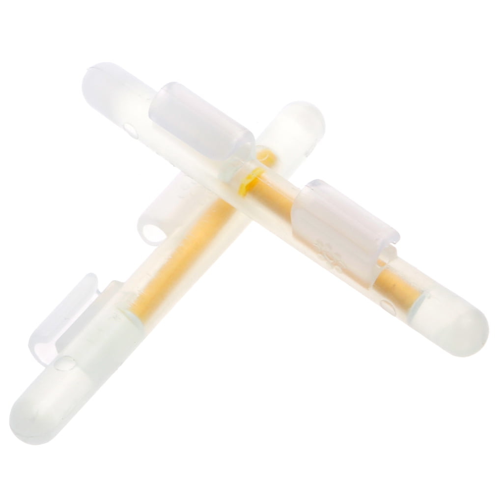 jklymm 2Pcs Fishing Lightstick Night Float Rod Glow Sticks Float Glow ...