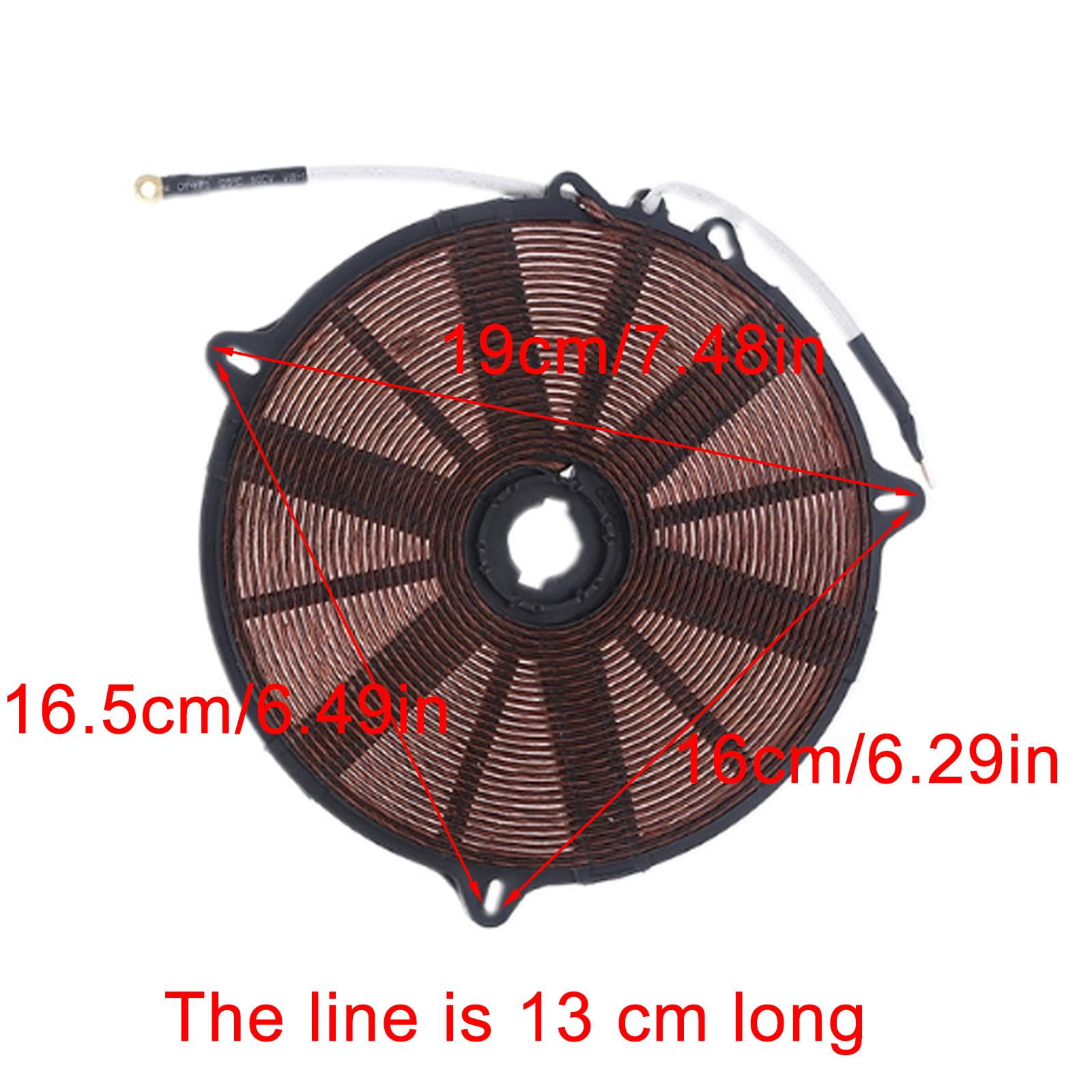 jklymm Induction Cooker Coil Cooking Component Heating 2000W 220V Panel ...