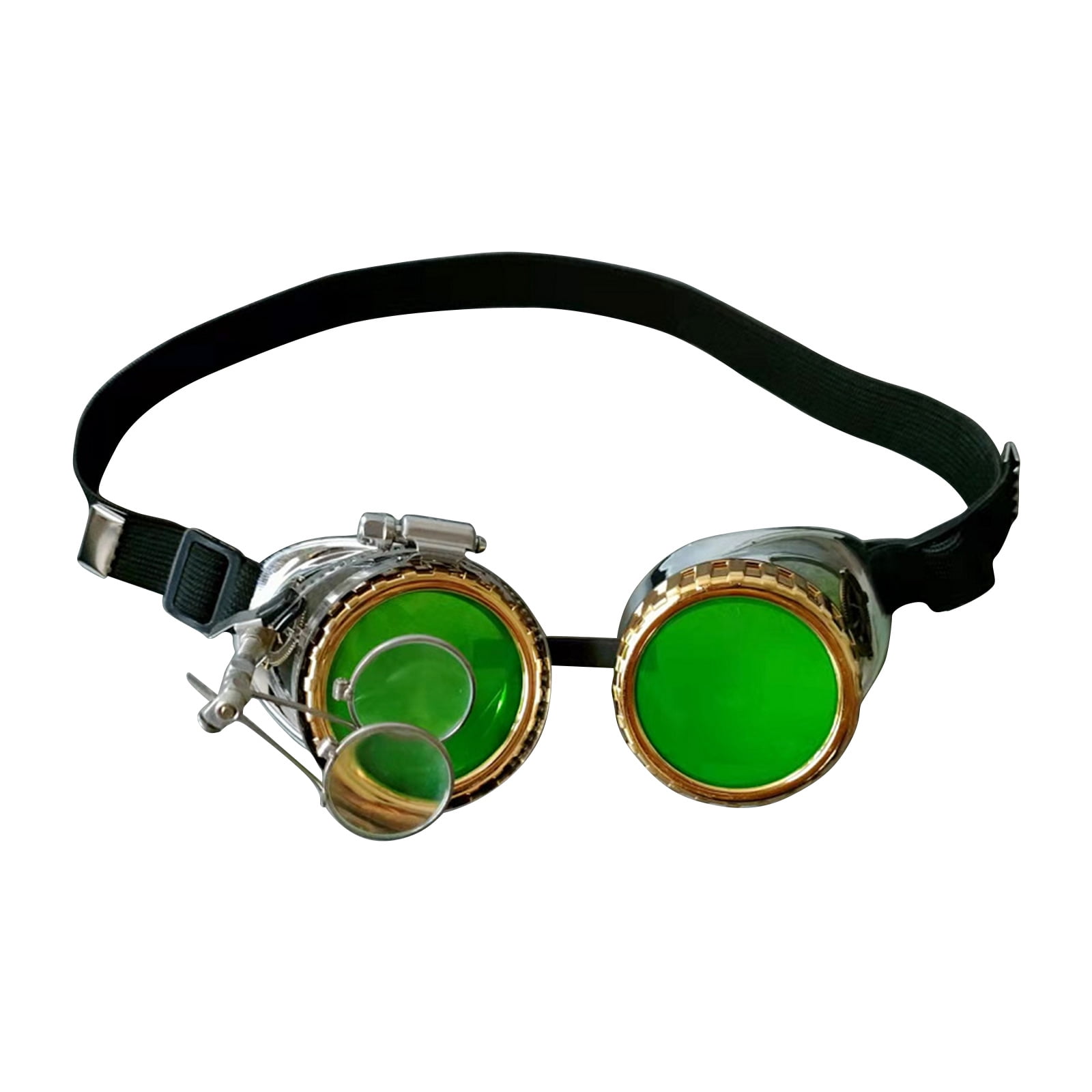 jklymm Upgraded Steampunk Goggles Welding Goth Cosplay Vintage Goggles ...