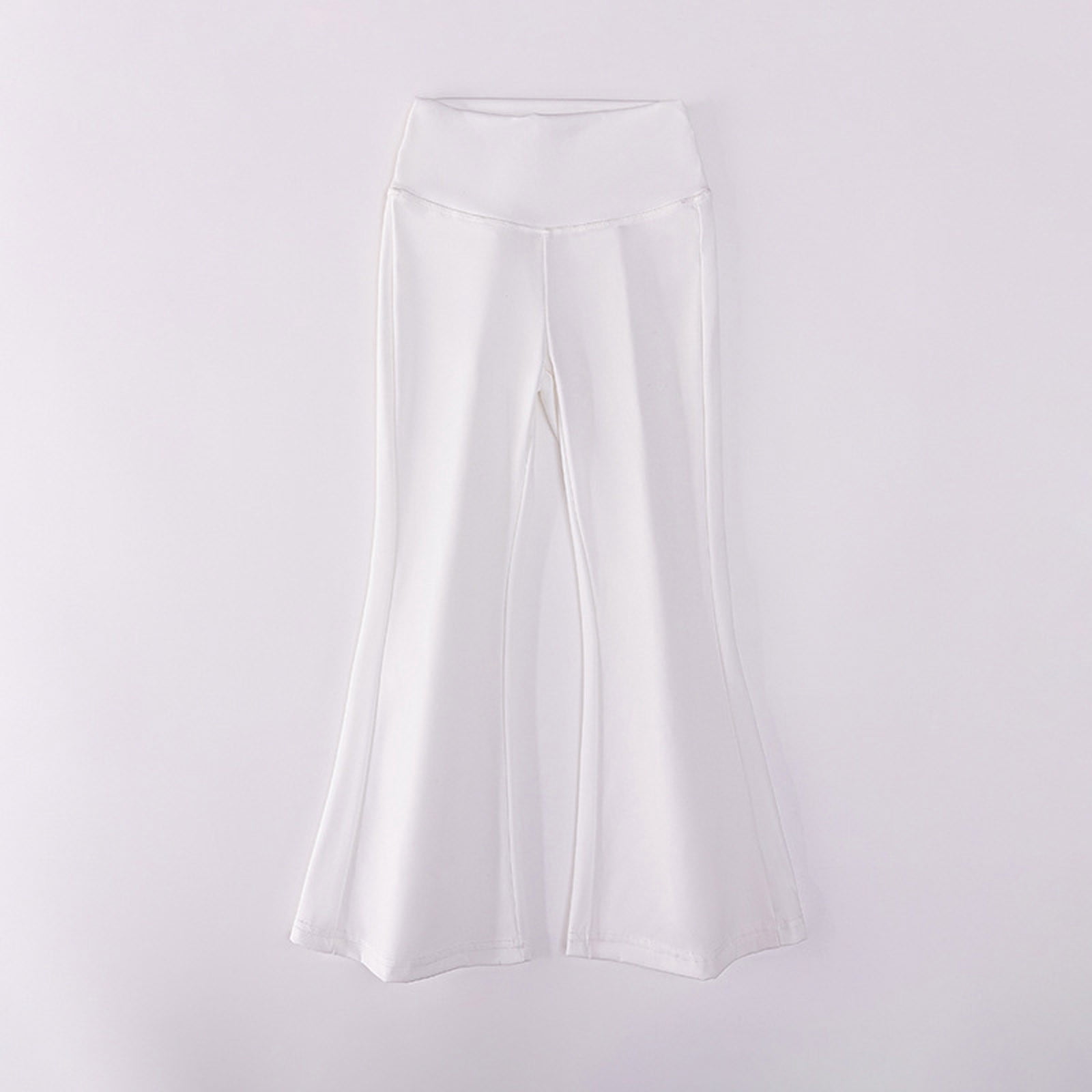 jobturf Girls Flare Leggings Kids High Waist Bell Bottom Joggers Slim ...