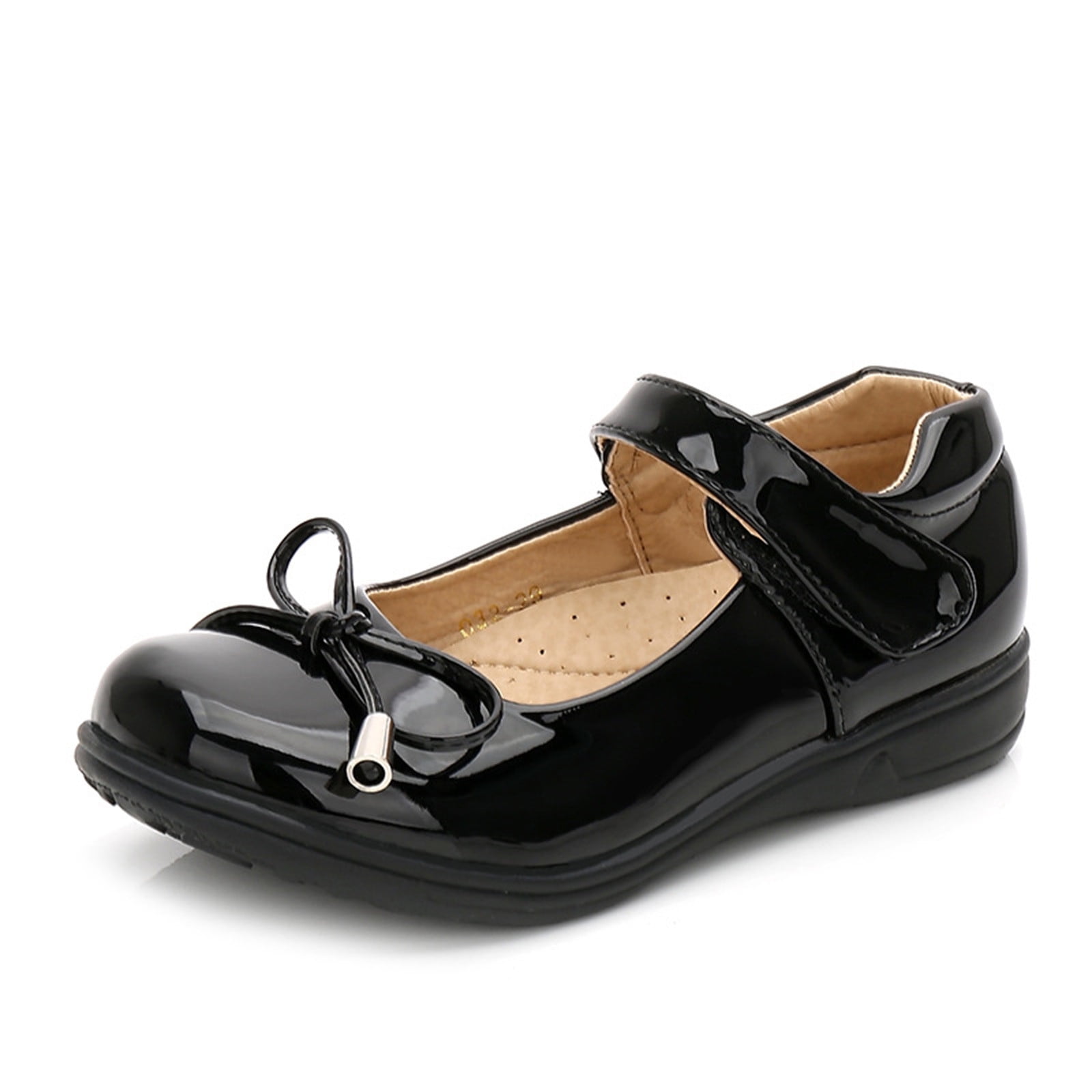 jobturf Girls Mary Janes Flats School Uniform Bowknot Dress Shoes Ankle ...