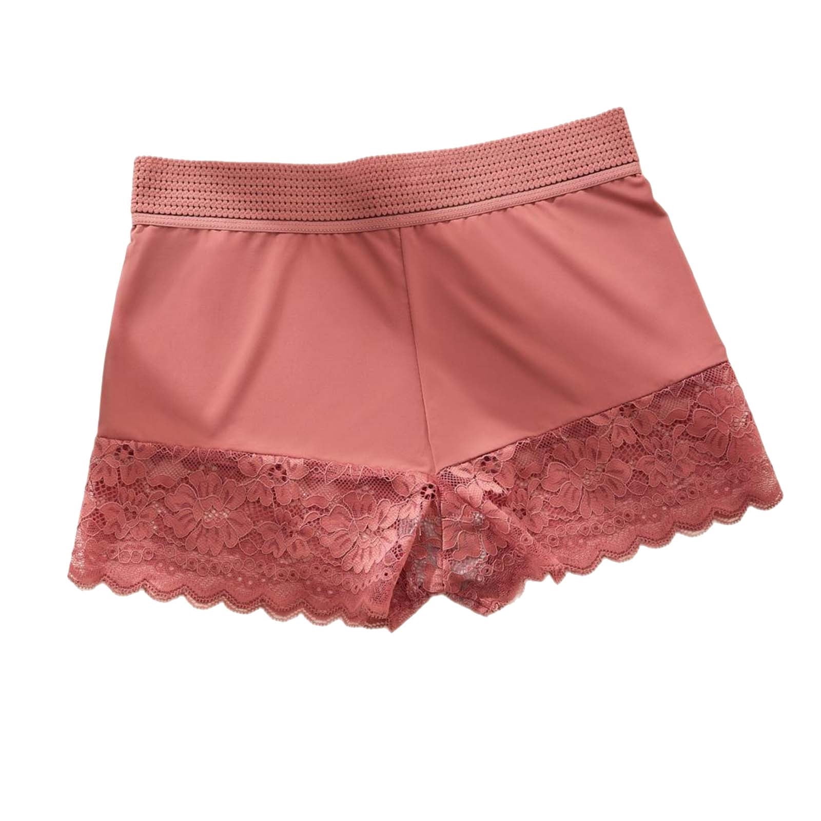 jobturf Lace Boyshort Underwear Women Mid Rise Boxer Briefs Soft ...