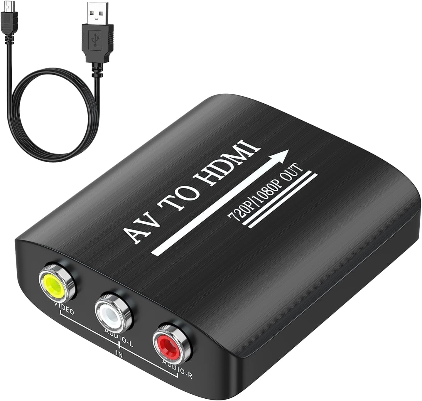 AV to HD Converter - Supports 720p/1080p for PS1, PS2, PS3, Xbox 360 ...