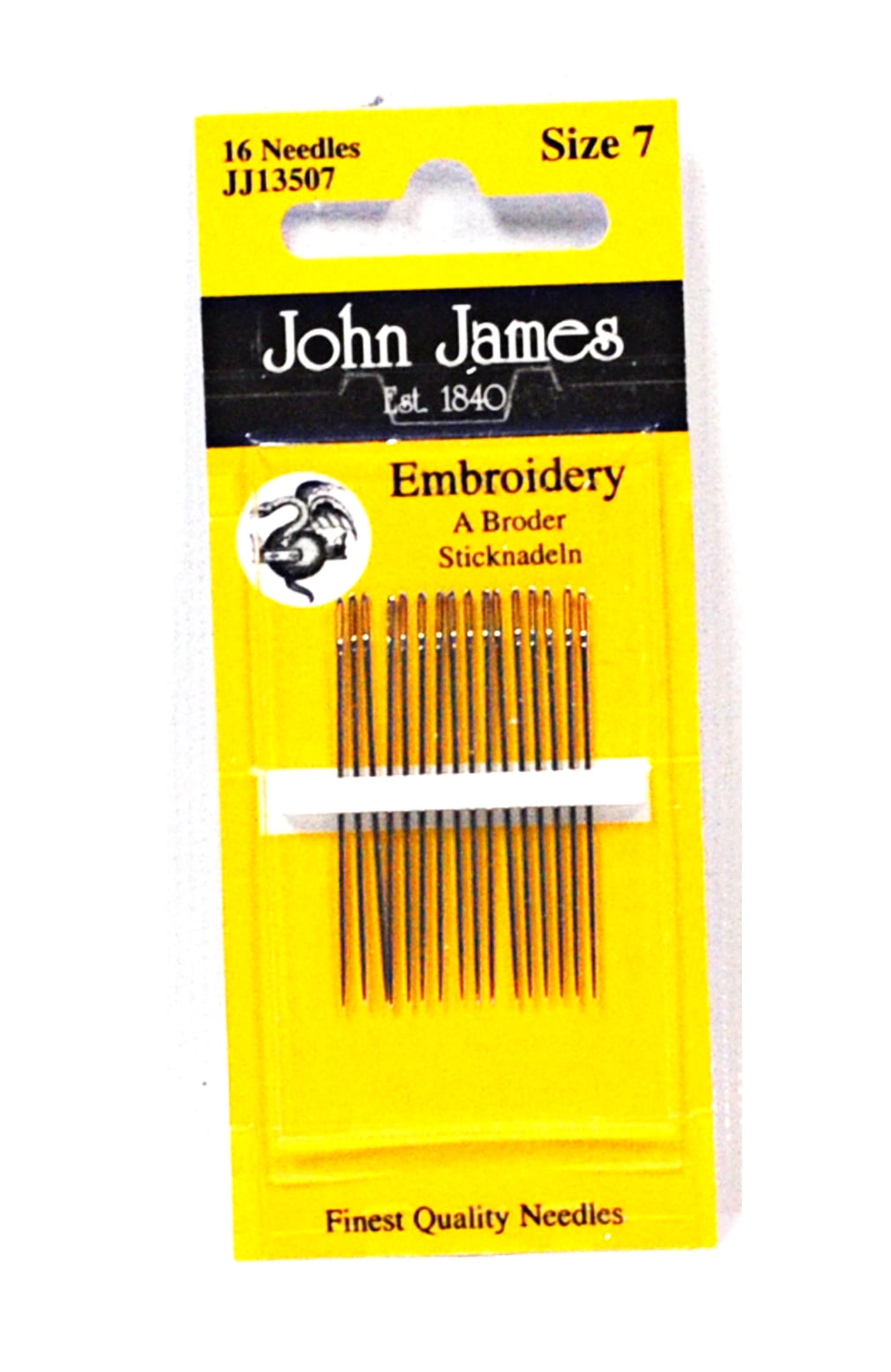 john james size 7 embroidery needles - Walmart.com