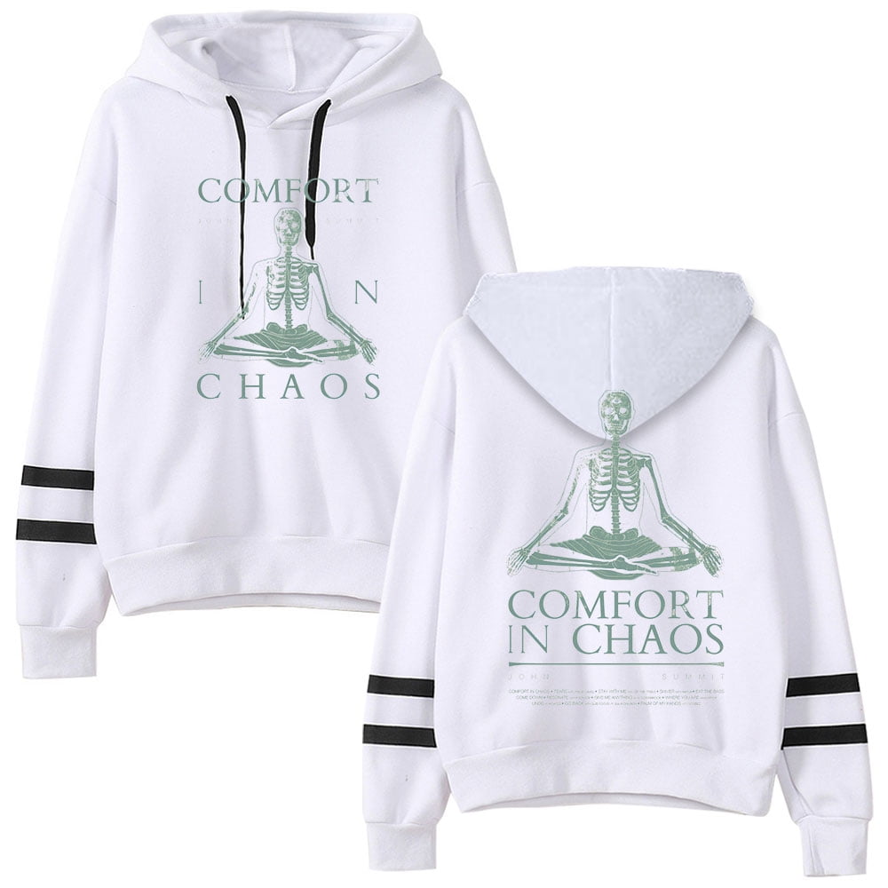 john summit Merch COMFORT IN CHAOS TRACKLIST Men/Women Hooded Sweet ...