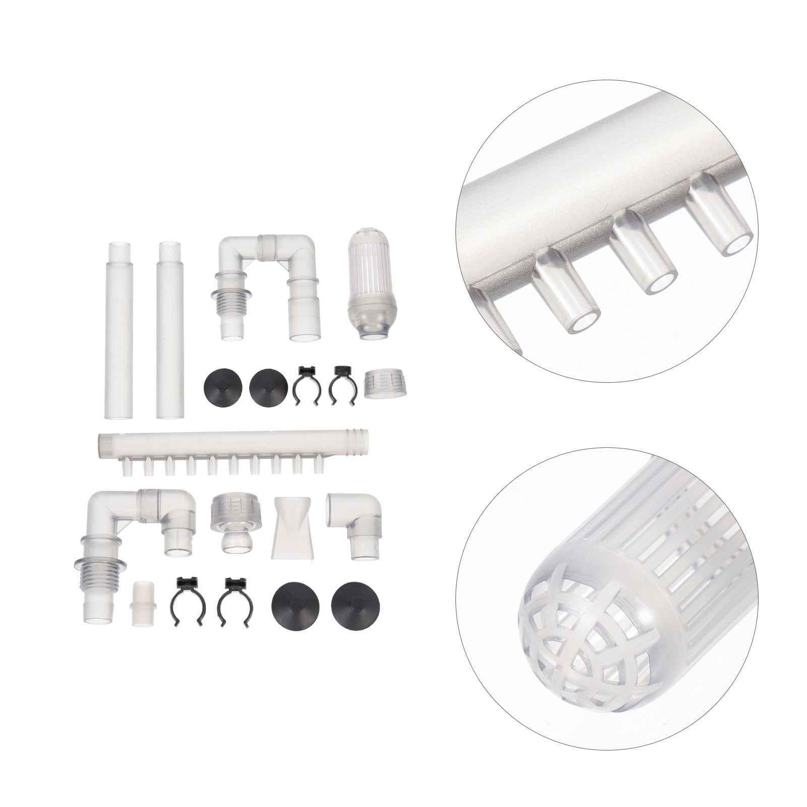 jojofuny 1 Set Aquarium Pump Fittings Grey Abs For Fish Enthusiasts And ...