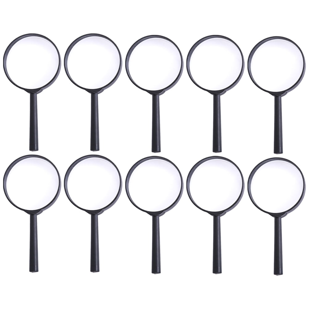 jojofuny Simple Shape Magnifier Portable Kids Seniors 18Pcs 4.7X2.4In ...