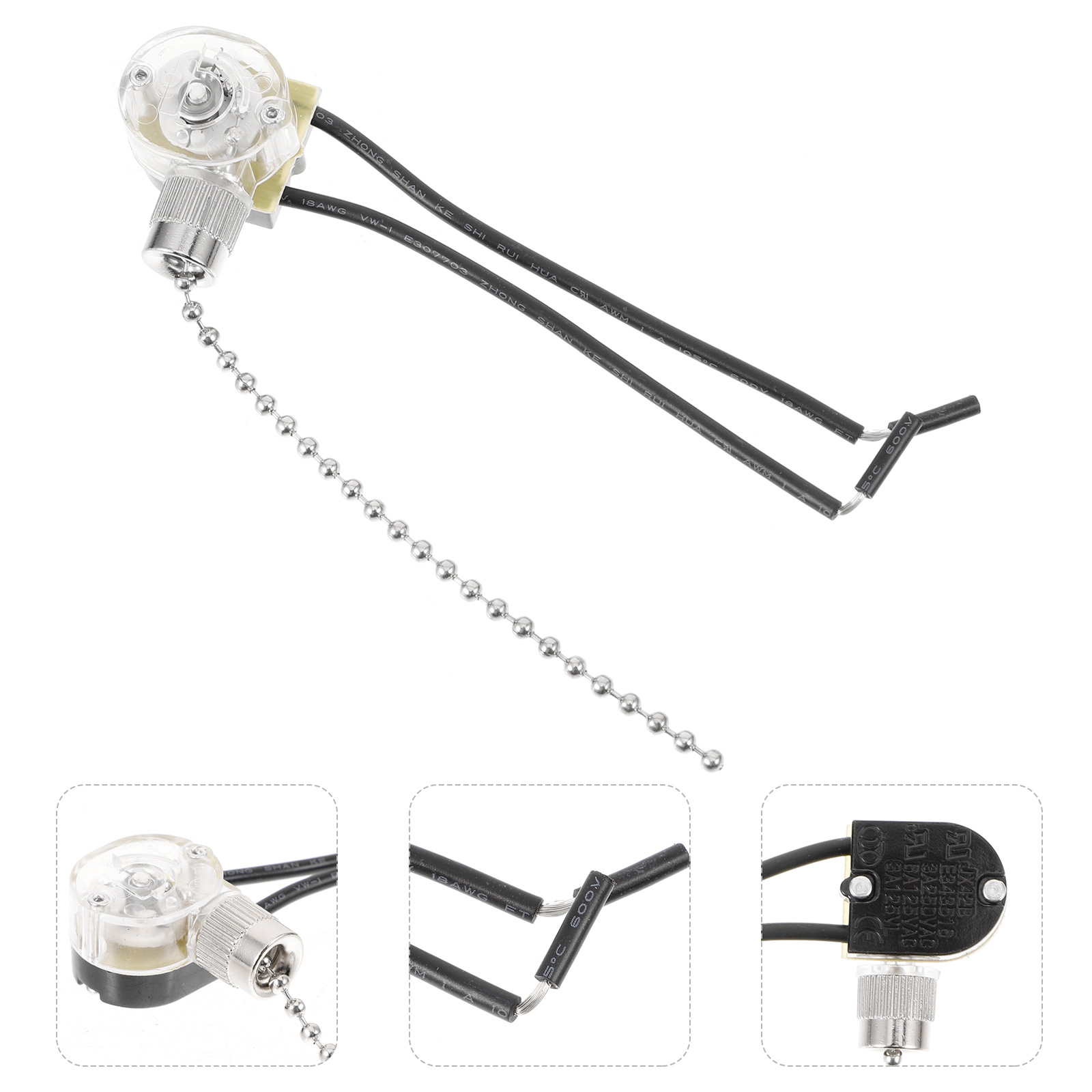 jojofuny 1Pack Ceiling Fan Pull Chain Extension Copper for Ceiling ...