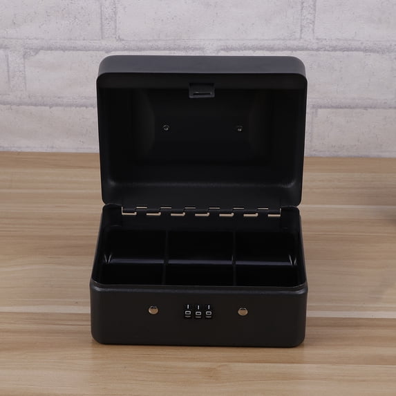 jojofuny 1Set Black Cashier Box with Handle for Money Organizer in ...
