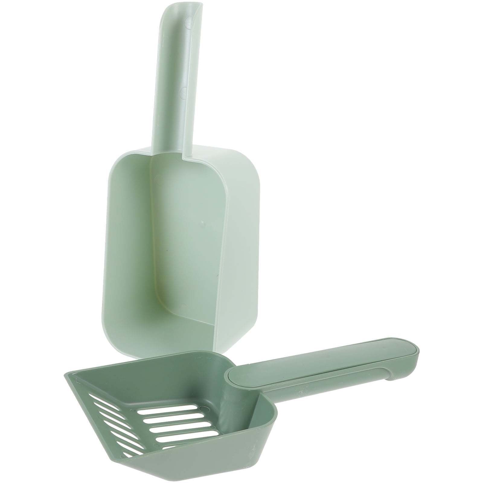 jojofuny 1Set Green PP Cat Litter Scoop for Fine Litter with Large ...