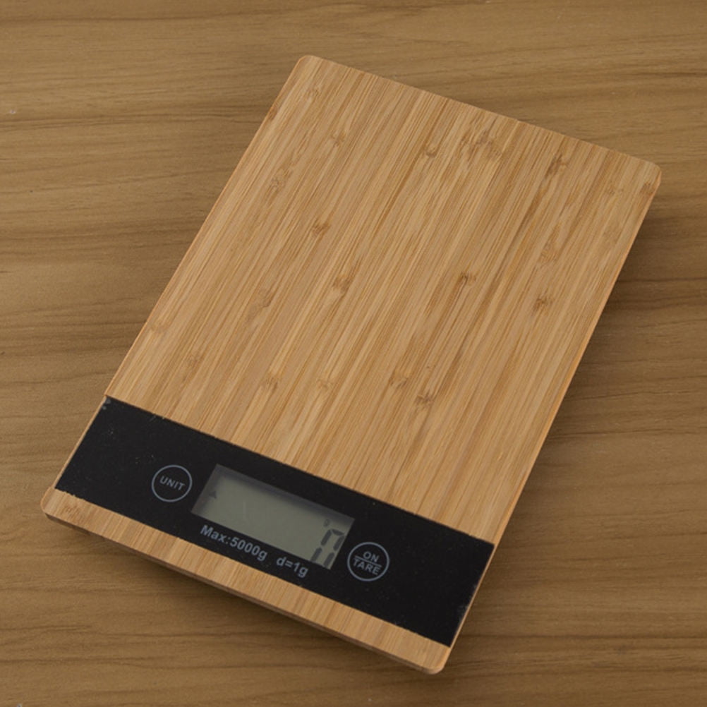 jojofuny 1Set Kitchen Digital Scales Bamboo 23x6.3in Size For Accurate ...