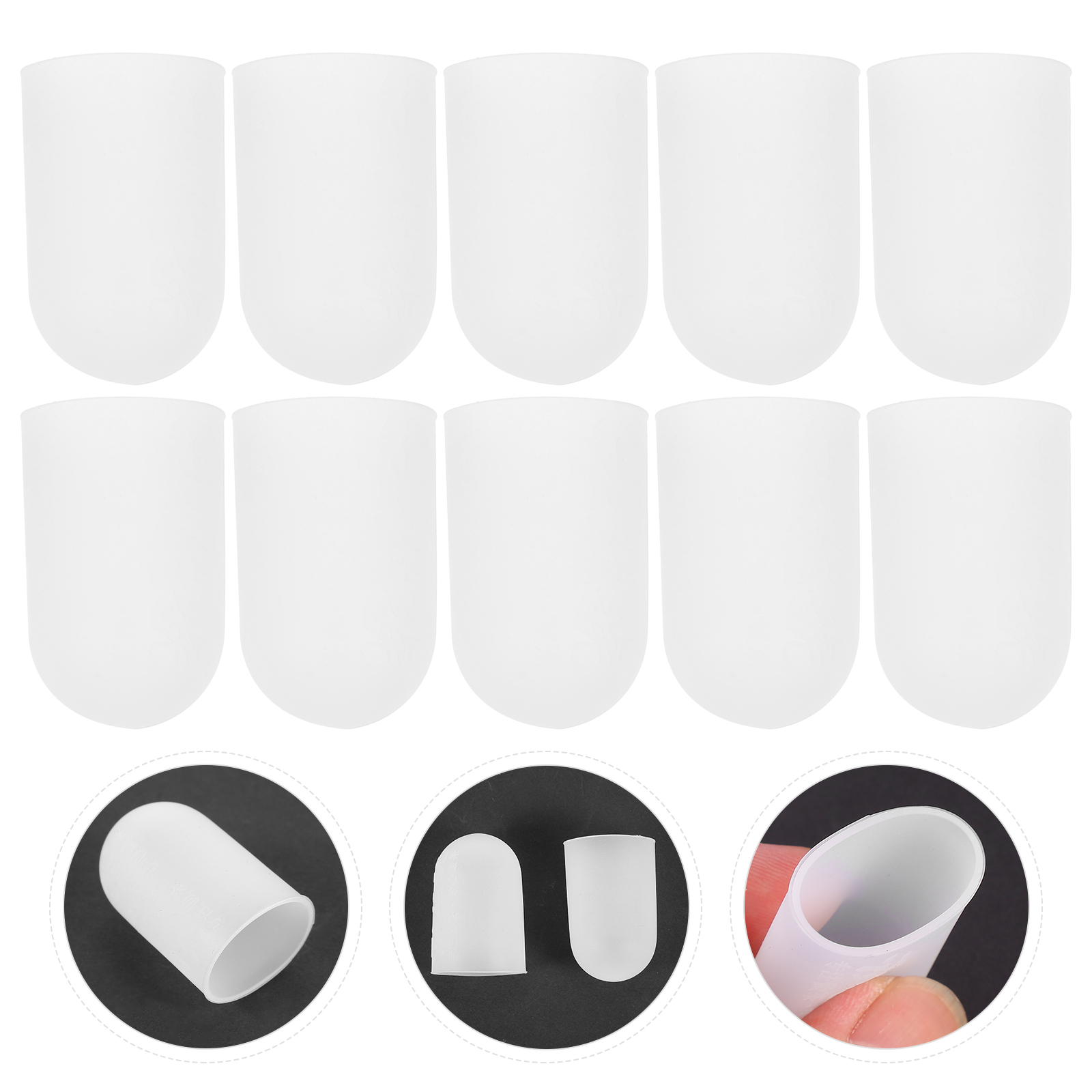 jojofuny Gaming Finger Sleeves Anti Scalding For Fingers 20Pcs ...