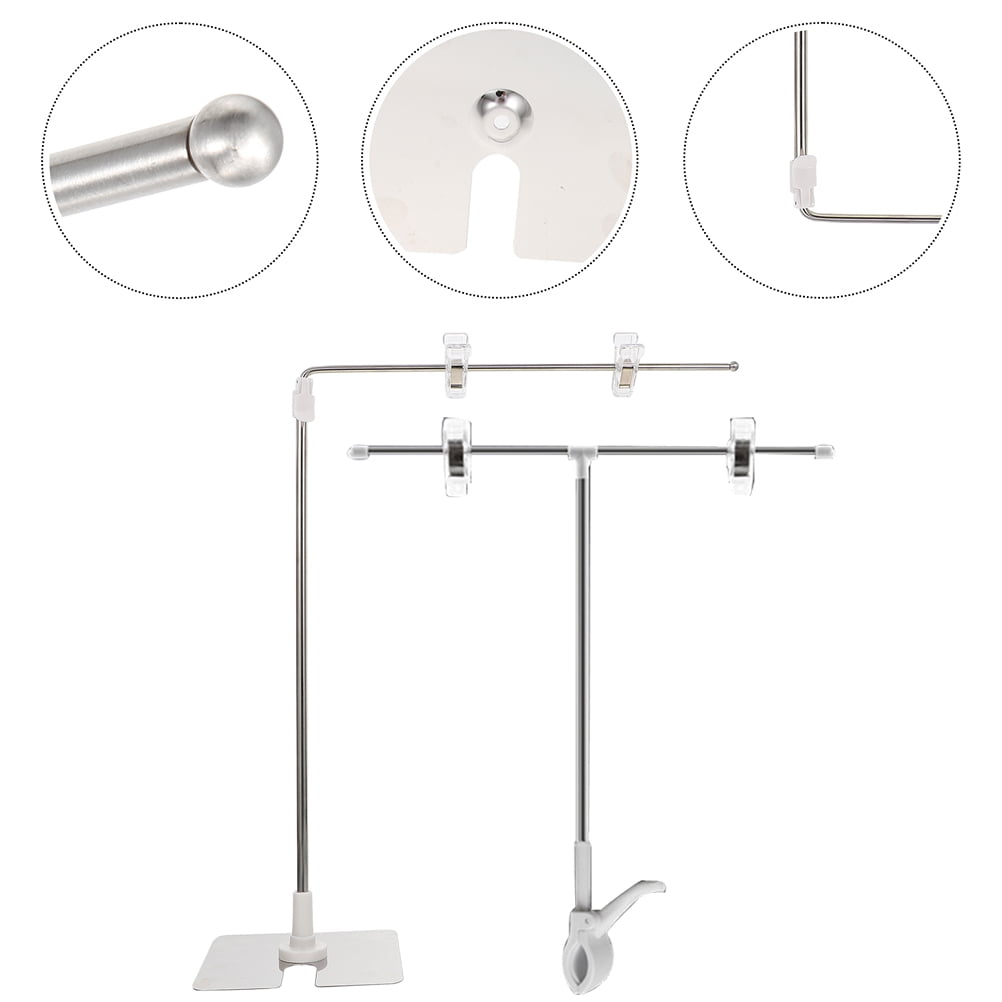 jojofuny 2Pcs Double-sided Poster Stand L-shaped Poster Holders ...