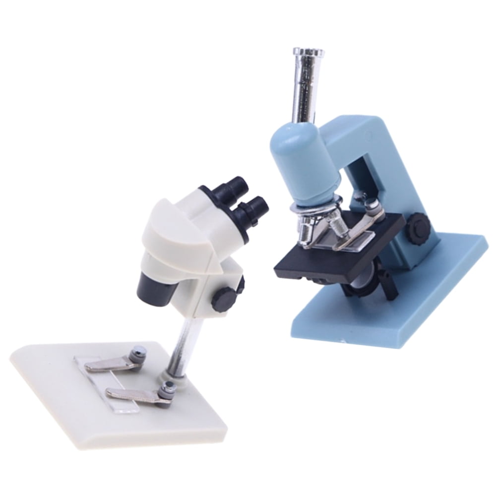 jojofuny 2Pcs Mini Microscopes for Dollhouse Learning Accessories and ...
