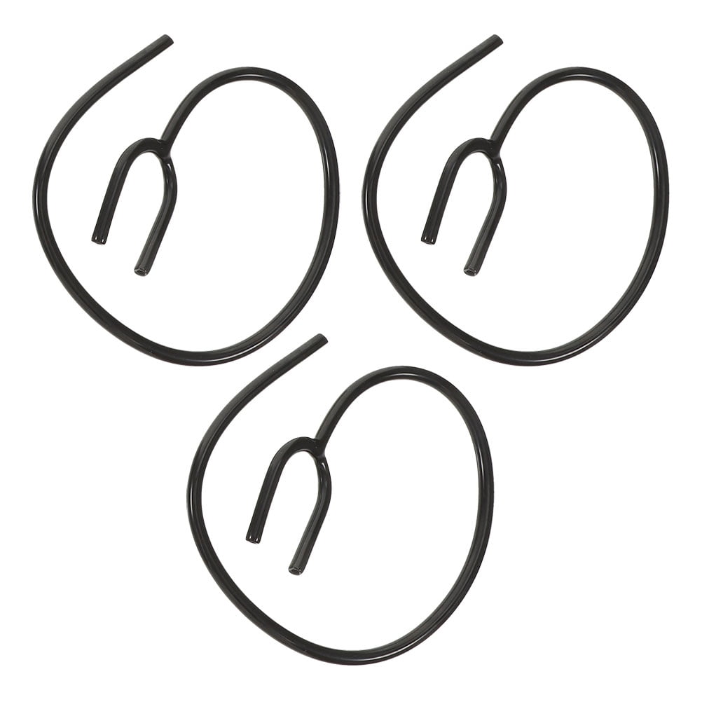 jojofuny 3Pcs Black Stethoscope Extension Tube for Sound Transmission ...