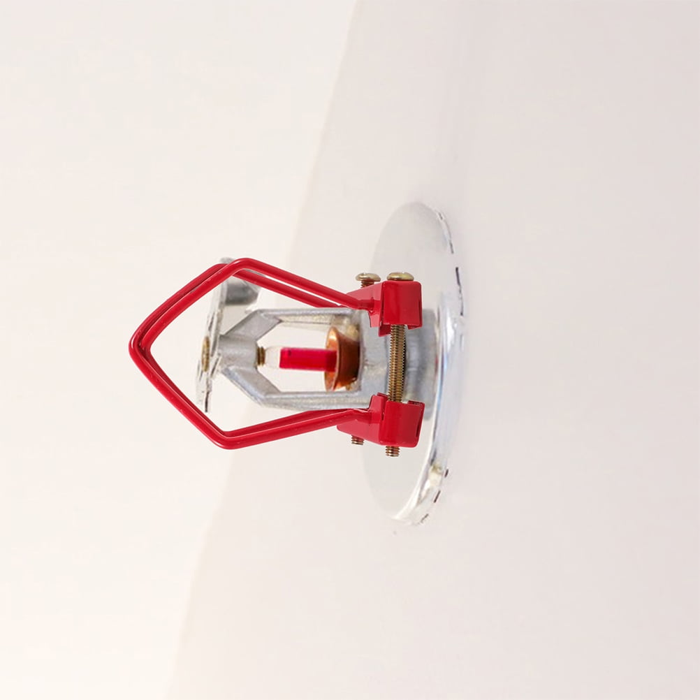 jojofuny 3Pcs Red Iron Fire Sprinkler Head Cover for Emergency ...