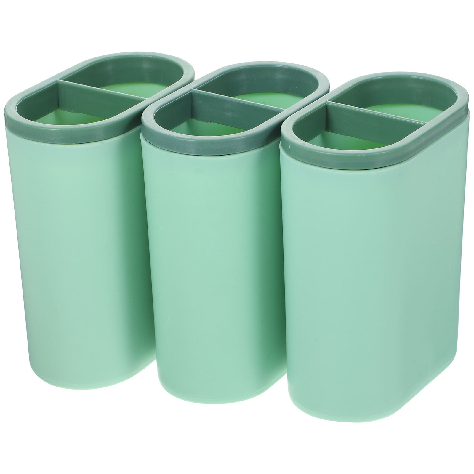 jojofuny 3Pcs Simple Design Plastic Desk Pencil Holder for Students and ...