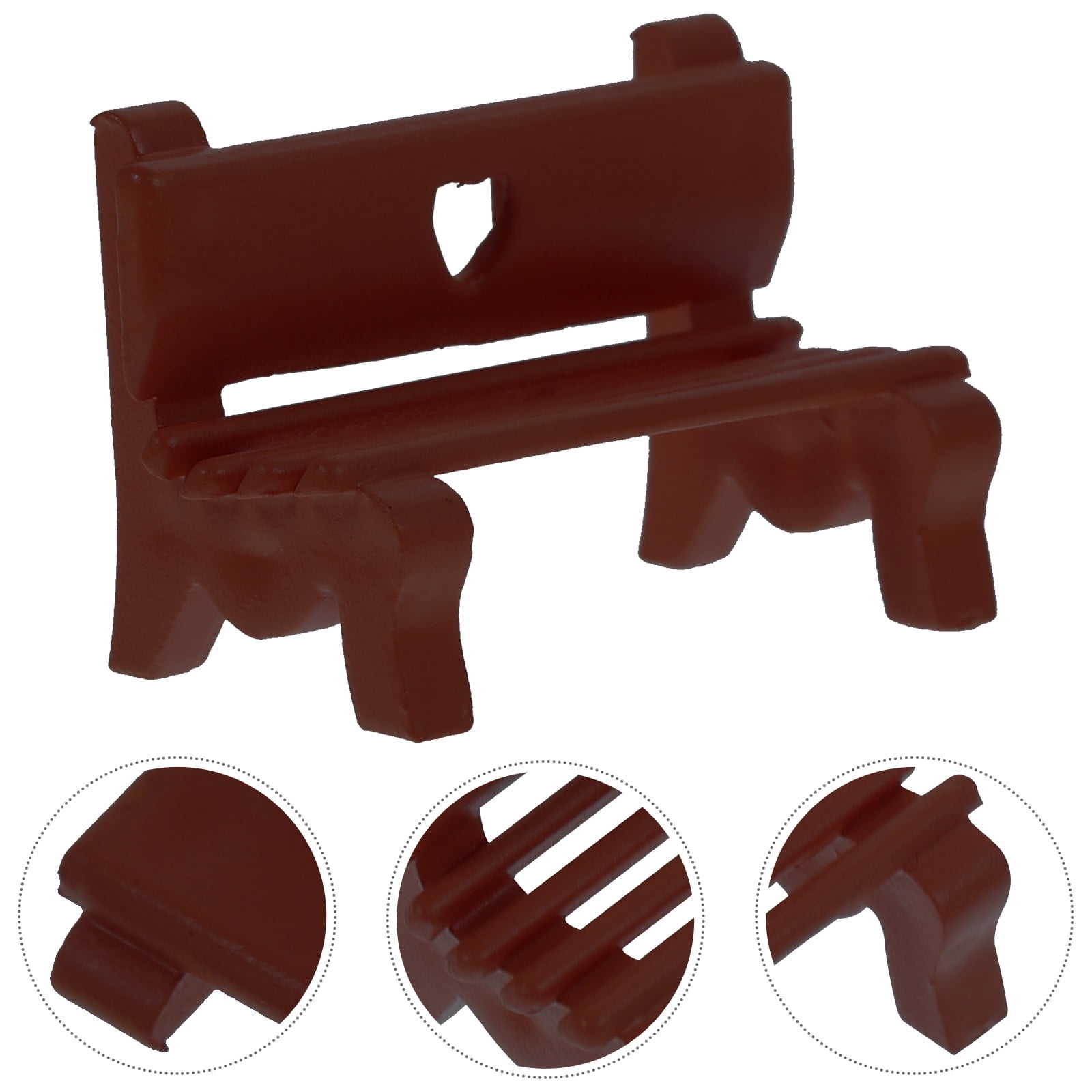 jojofuny 4Pcs Mini Plastic Benches for Mini Dollhouse Accessories in ...