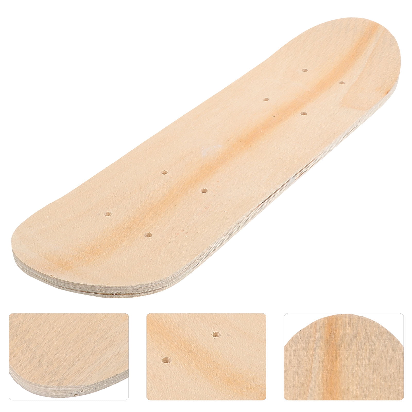 jojofuny 50Pcs Plain Wooden Skateboard Decks Great For Painting And Diy ...