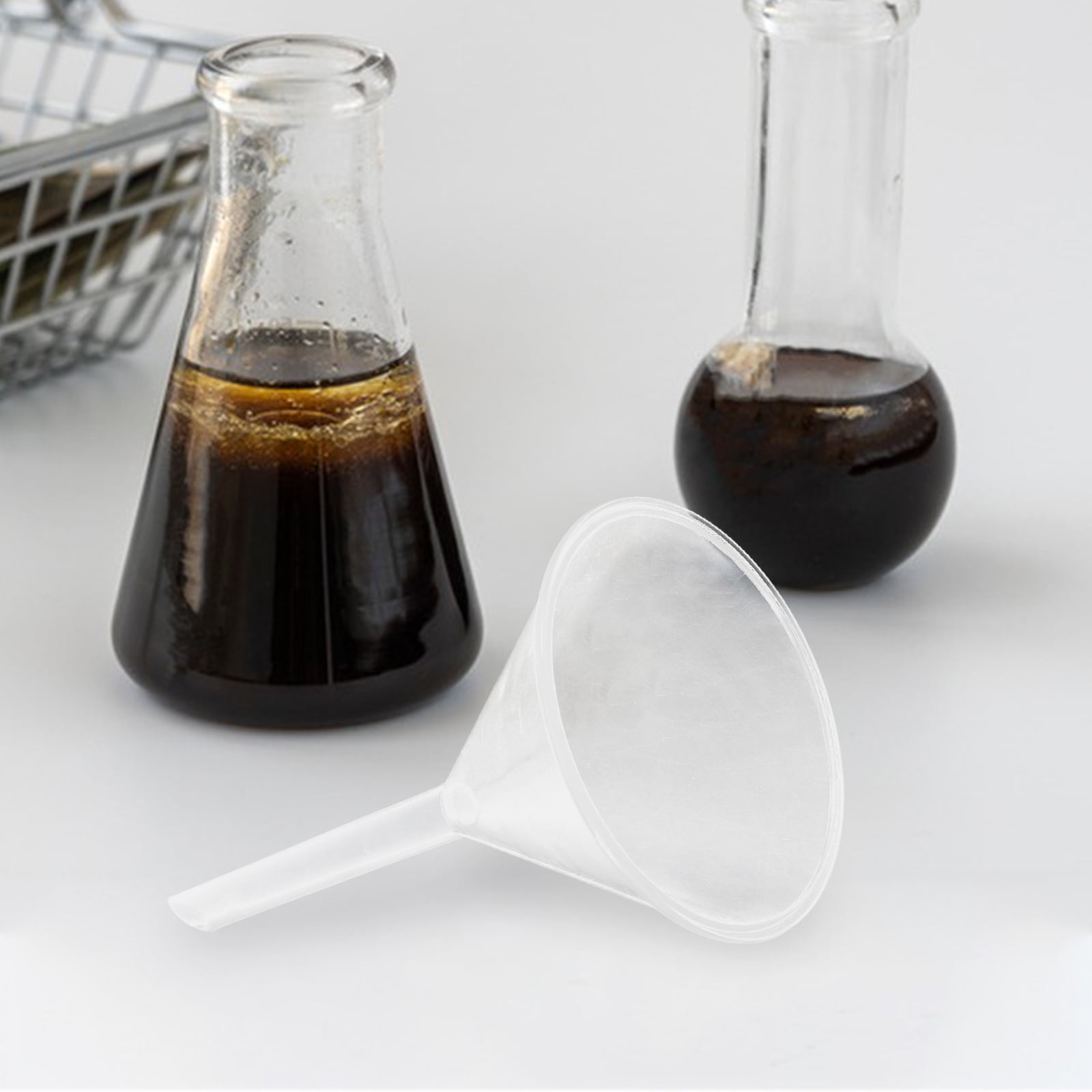 jojofuny 5Pcs Funnel with Long Stem for Students and Scientists ...
