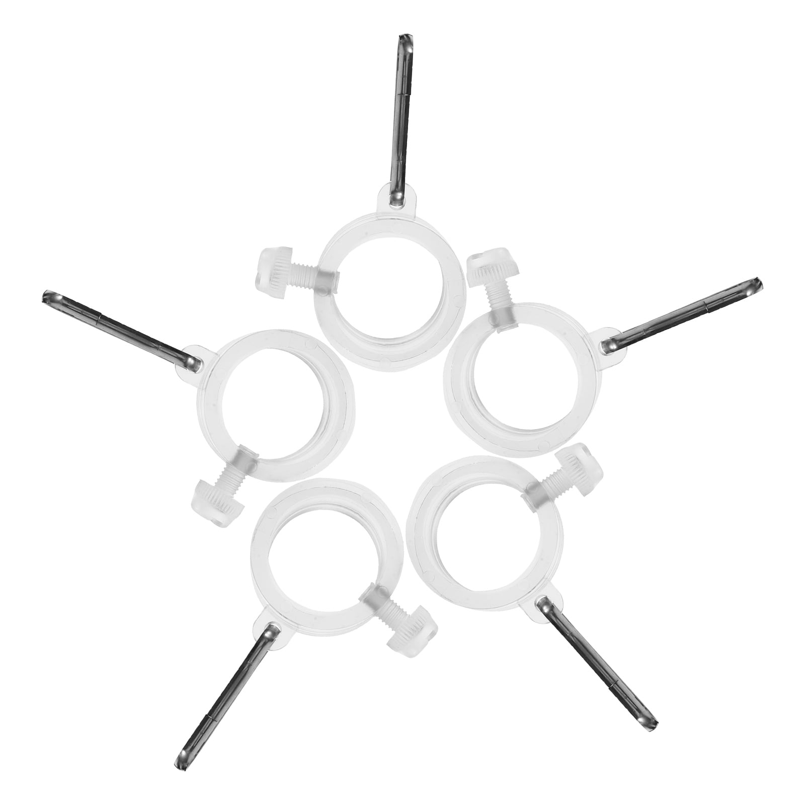 jojofuny 5Pcs PC Flag Mounting Rings for Wind Resistance at Outdoor ...