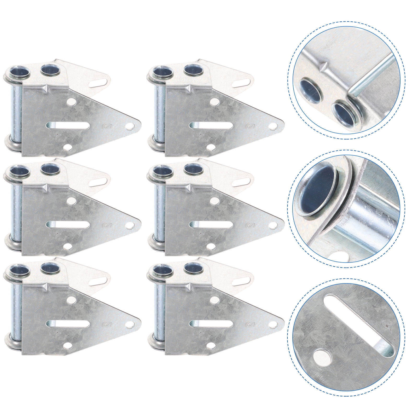 jojofuny 6Pcs Garage Door Hinges for Light Commercial Sectional Door ...
