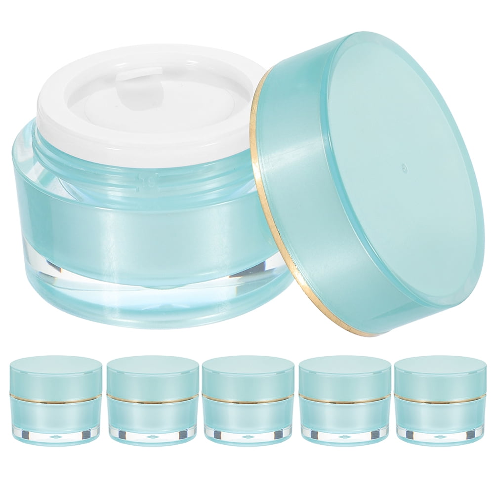 jojofuny 6Pcs Travel Cream Jars Small Storage Jars With Lids Portable ...