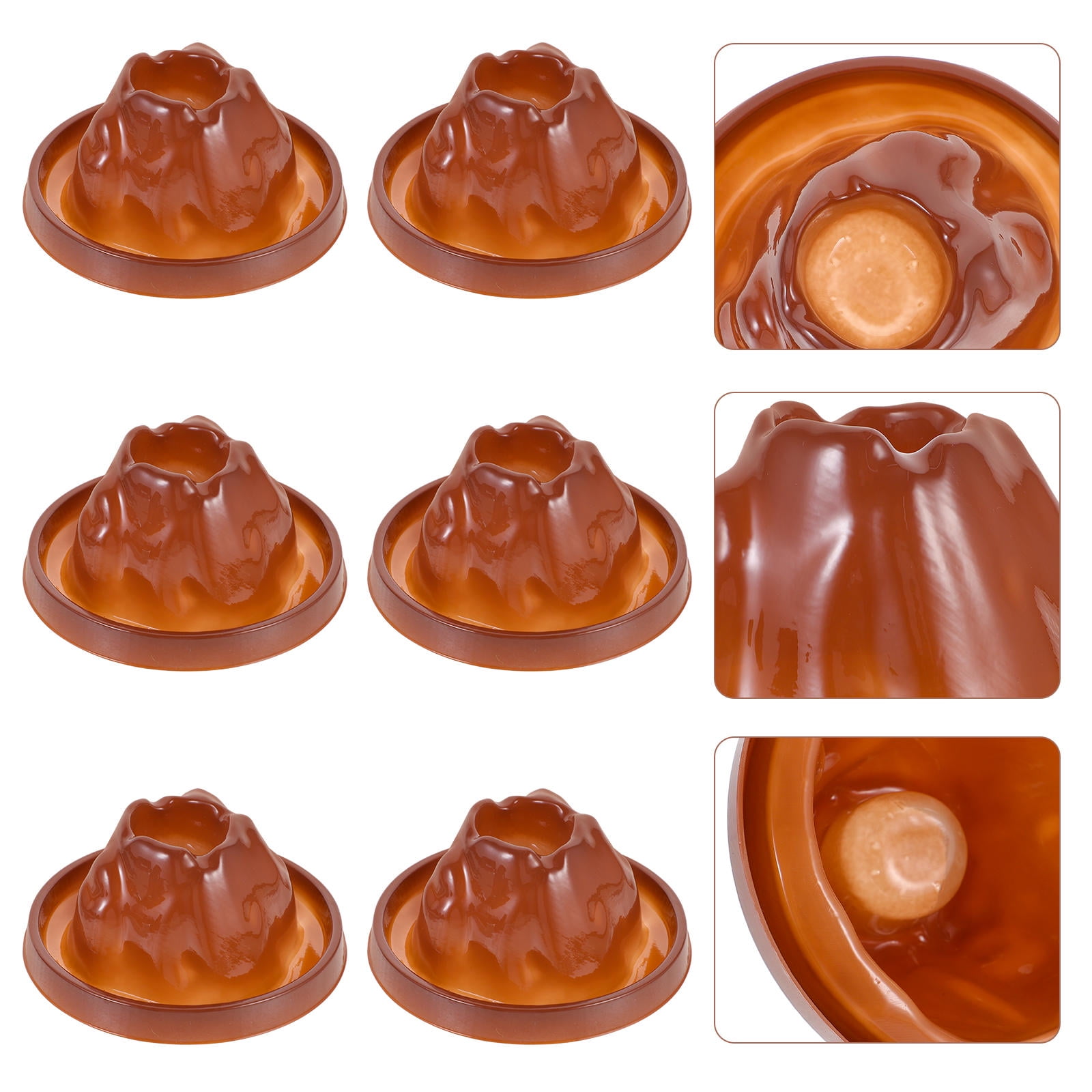 jojofuny 6Pcs Volcano Science Models Conical Plastic Simulate Volcanic ...