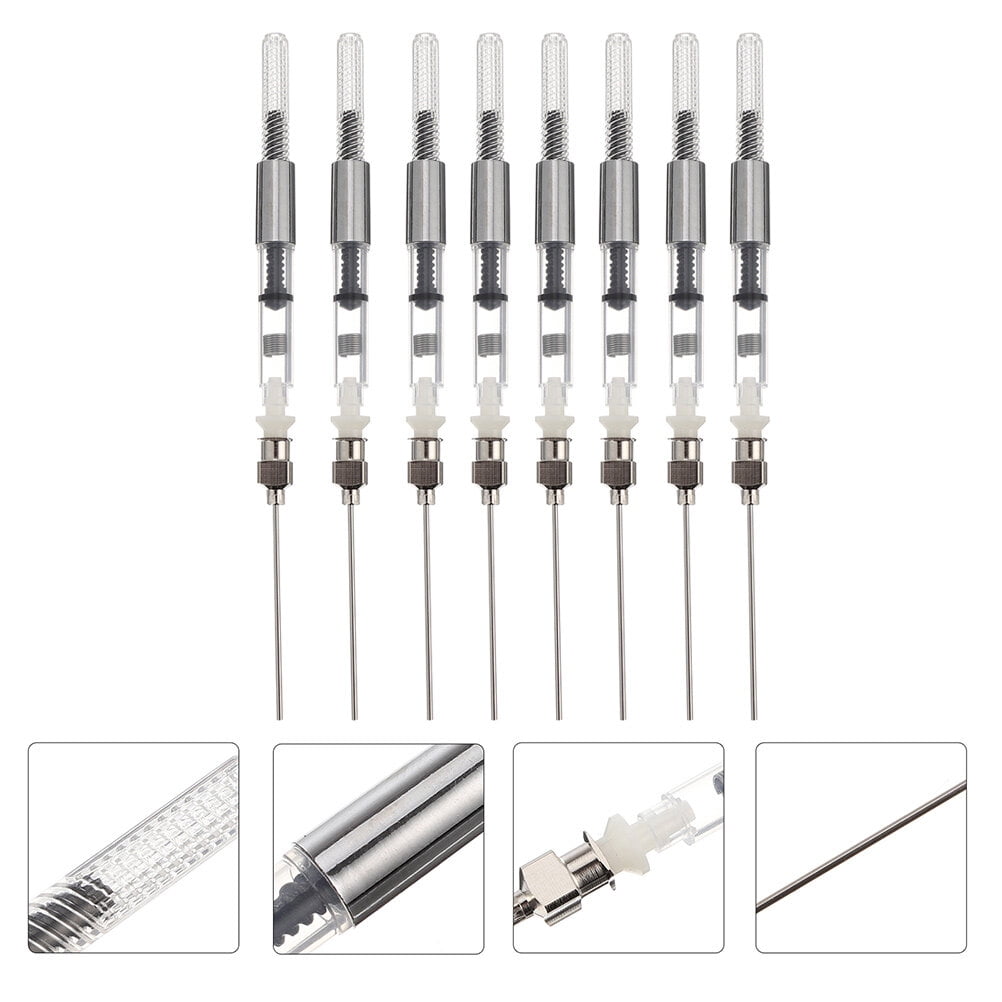 jojofuny Fountain Pen Ink Fill Assistant 8Pack Cylindrical for Writing ...